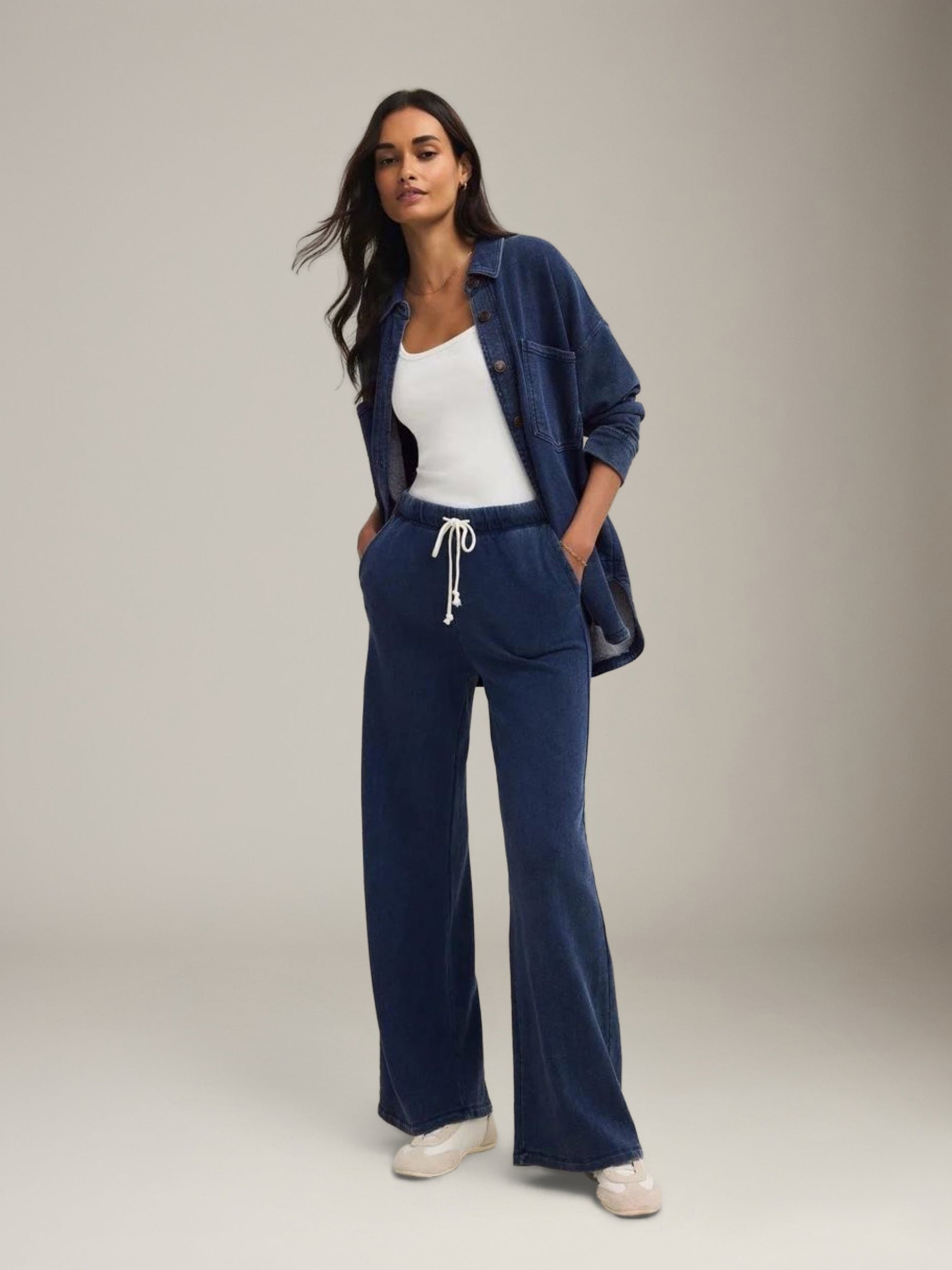 All Day Denim Knit Jacket – PLENTY